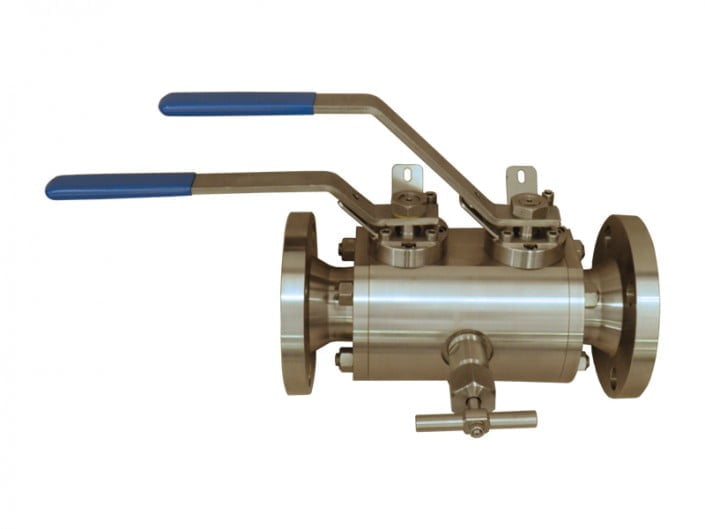 Ball Valve DBB Floating - Low temperature - NPS 2x1.5 inches - Class ...