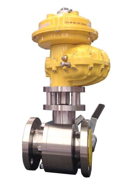 Ball-Valve-Floating-NPS-2-inches-Class-150-Dead-Man-Lever-RF ...